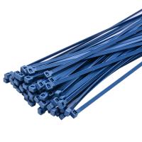 China Nylon66 Blue Special Cable Ties 100mm 150mm 200mm 300mm 370mm Length for sale