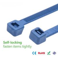 China Nylon66 Blue Special Cable Ties 100mm 150mm 200mm 300mm 370mm Length for sale