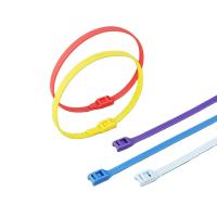 China Nylon 66 Colour Cable Ties Releasable Multi Purpose For Bunding Wires for sale