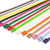 China 400mm Length Colour Cable Ties Nylon PA66 UV Resistant For Outdoor Use for sale