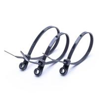 China High Quality 380MM Mountable Head Cable Ties Nylon Cable Zip Ties Plastic Wire Cable Tie Wrap for sale
