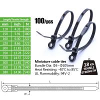 China High Quality 380MM Mountable Head Cable Ties Nylon Cable Zip Ties Plastic Wire Cable Tie Wrap for sale