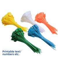 China Self Locking Colour Cable Ties Custom Nylon66 Zip Tie 2.5*100mm for sale