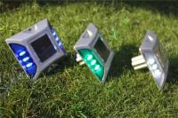 China Professional movable solar traffic warning light  red blue LED with CE certificate for sale