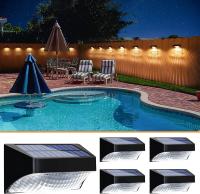 China Outdoor Decorative Solar Garden Light Multiple Colored Led Wall Light for sale