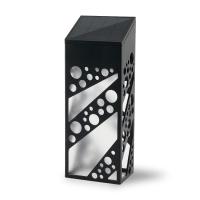 China PP Constant Bright Solar Powered Fence Led Lights Rectangle For Outside for sale