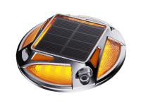 China Waterproof Solar Powered Road Stud Lights , Flashing Cat Eye Reflector for sale