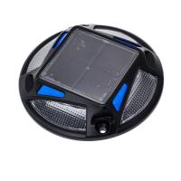China Waterproof Solar Powered Road Stud Lights , Flashing Cat Eye Reflector for sale