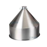 China Thickened stainless steel extra large funnel industrial grinding mill large diameter feed filling funnel customized for sale