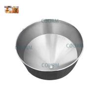 China Thickened stainless steel extra large funnel industrial grinding mill large diameter feed filling funnel customized for sale