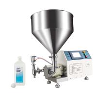 China Small Juice Production Machine Semi Automatic Filling Machine for Engine Oil Piston Pump Bottle Liquid Filling Machine 5-5000ML for sale