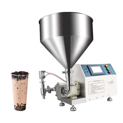 China 5-5000ml Semi-automatic Rotor Lobe Pump Ketchup Filler Tea Drink Jam Jar Lotion Cream Chili Sauce Tomato Paste Filling Machine for sale
