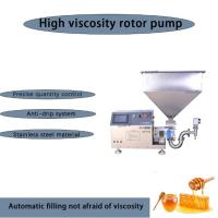 China Semi automatic 3 Filling head high viscosity edible oil, milk, juice, paste bottle plastic ampoule nail polish filling machine for sale