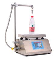 China Small semi automatic honey Tahini ketchup no hard particle jam 8 liters gear pump viscosity 1000-3500 liquid filling machine for sale