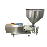 China Advantage long serve life OEM volumetric dosing small pneumatic piston Yogurt pouch semi auto filling machine for sale
