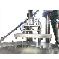 China COURM rotary automatic spout pouch filling and capping screwing machine for liquid orange mango juice mineral water gel paste ho for sale