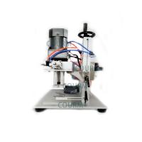 China COURM Semi automatic Hot Selling Perfume Shampoo Toner Capping Machine Aluminum Spray Pump Glass Bottle Lid Capping Machine for sale
