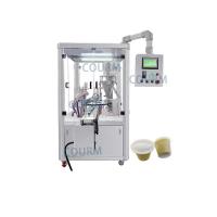 China COURM high speed rotary type automatic coffee powder filling and sealing machine price for packing K-Cup or Nespresso capsules for sale