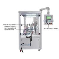 China COURM high speed rotary type automatic coffee powder filling and sealing machine price for packing K-Cup or Nespresso capsules for sale