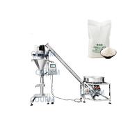 China COURM Semi Automatic Servo Motor Auger Dry Powder Quantitative Packaging Filling Packing Machine With Factory Price for sale