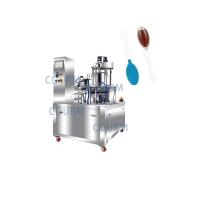 China COURM automatic rotary blister cup filling and sealing machine for honey packing equipment high quality for sale