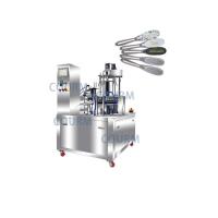 China COURM automatic rotary blister cup filling and sealing machine for honey packing equipment high quality for sale
