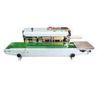 China Plastic Bag Soild Ink Continuous Band Sealer Sealing Machine Expanded Food Band Sealer Plastic Crafts for Food Arab 9m/min for sale