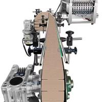 China COURM Kitchen Conveyor Belt Loading Belt Conveyor Conveyor Belt Round for sale