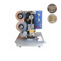 China COURM Electric Ribbon Date Coder Expiry Date Coding Machine Packaging Factory Ribbon Embossed Hot Stamp Coding Machine Black 35 for sale