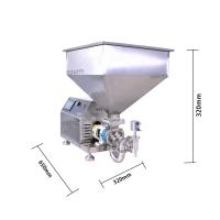 China COURM Semi automatic high viscosity peanut oil tahini honey jam mashed potatoes particles large capacity filling machine for sale