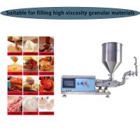 China Semi Automatic Servo Motor Two Screw Pump Paste Cream Jam Filler Oil Water Liquid Filling Machine Glass Bottle Cleaning Machine for sale