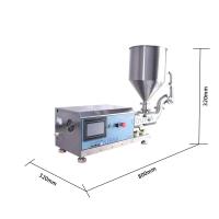 China Semi Automatic Servo Motor Two Screw Pump Paste Cream Jam Filler Oil Water Liquid Filling Machine Glass Bottle Cleaning Machine for sale