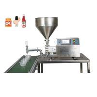 China Automatic rotor pump high viscosity cheese Peanut Butter Cosmetic Emulsion Honey toothpaste paste tube bottling machine for sale