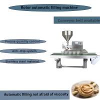 China Automatic rotor pump high viscosity cheese Peanut Butter Cosmetic Emulsion Honey toothpaste paste tube bottling machine for sale