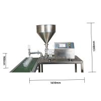 China Automatic rotor pump high viscosity cheese Peanut Butter Cosmetic Emulsion Honey toothpaste paste tube bottling machine for sale