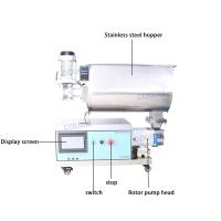 China Semi automatic hot pot bottom cooking oil alcohol stainless steel stirring household quantitative filling machine for sale