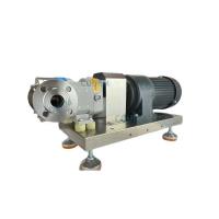 China Stainless steel CAM rotor pump High viscosity batter chilli paste honey maltose grease liquid transfer pump for sale