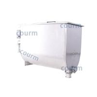 China 304 stainless steel U groove mixing and filling machine hopper hopper for bean sauce tomato sauce and hot pot bottom material for sale