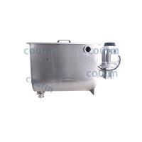 China 304 stainless steel U groove mixing and filling machine hopper hopper for bean sauce tomato sauce and hot pot bottom material for sale
