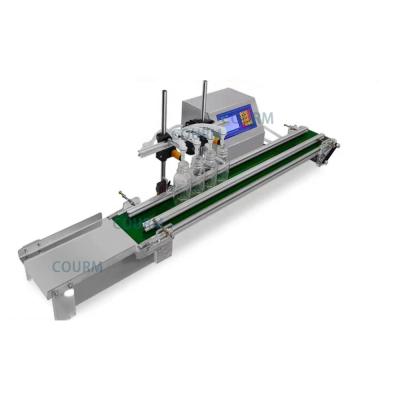China Automatic four nozzle diaphragm pump perfume essential oil juice water bottles and other liquid filling machine for sale