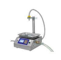 China Small Automatic Honey Mineral Water Disinfection Water Liquor Edible Oil Glue Viscous Liquid Liquid Weighing Filling Machine for sale