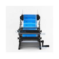 China COURM Plastic bottle widening labeling machine Korea deodorant bottle cap production line Lebel printing self adhesive for sale
