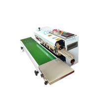 China Plastic Kraft Paper Mushroom Bag Heat Sealer Sealing Machine Continuous Ziplock Poly sealing and packing manufacturing machine for sale