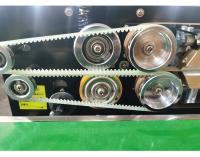 China Pouch Bags Continuous Band Sealer Sealing Machine Semi-automatic Horizontal Plastic Poly/pe Aluminium Foil Seal Plastic Products for sale
