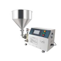China semi automatic 1 head face cream cosmetics detergent gel bottle oil honey paste sauce tea drink juice rotor pump filling machine for sale