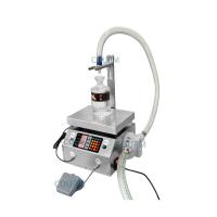 China csy-L36 Large flow weighing automatic quantitative liquid laundry detergent edible oil perfume milk filling machine for sale