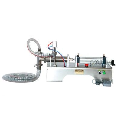 China Single pneumatic semi-automatic honey tomato paste lotion nail polish food and cosmetics aseptic filling machine for sale