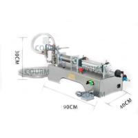 China Single pneumatic semi-automatic honey tomato paste lotion nail polish food and cosmetics aseptic filling machine for sale