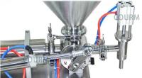 China Hot Sauce Manual Pneumatic Piston Cosmetics Cream Carbonated Soda or Paste Liquid Filling Machine Semi Automatic Small 50ml 5 Kg for sale