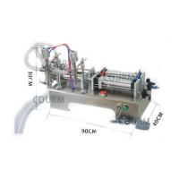 China Pneumatic piston type liquid shampoo gel water wine vinegar coffee oil beverage detergent semi automatic filling machine for sale